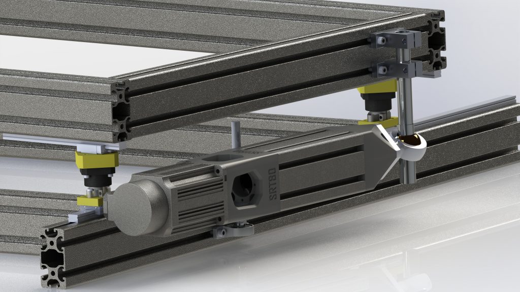 Traction loss rig with SRT80 actuators - Lebois Racing