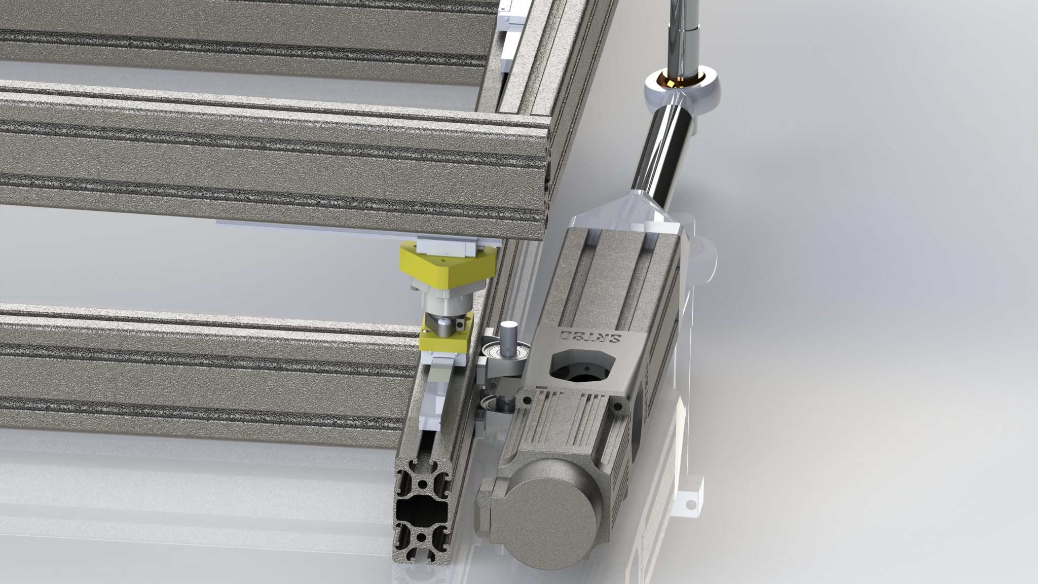 Traction loss rig with SRT80 actuators - Lebois Racing
